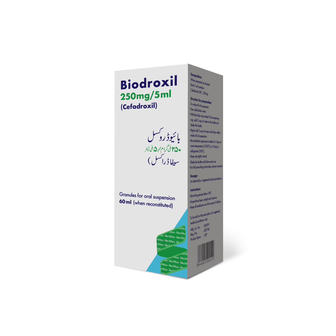 Biodroxil 250mg/5ml 60ml